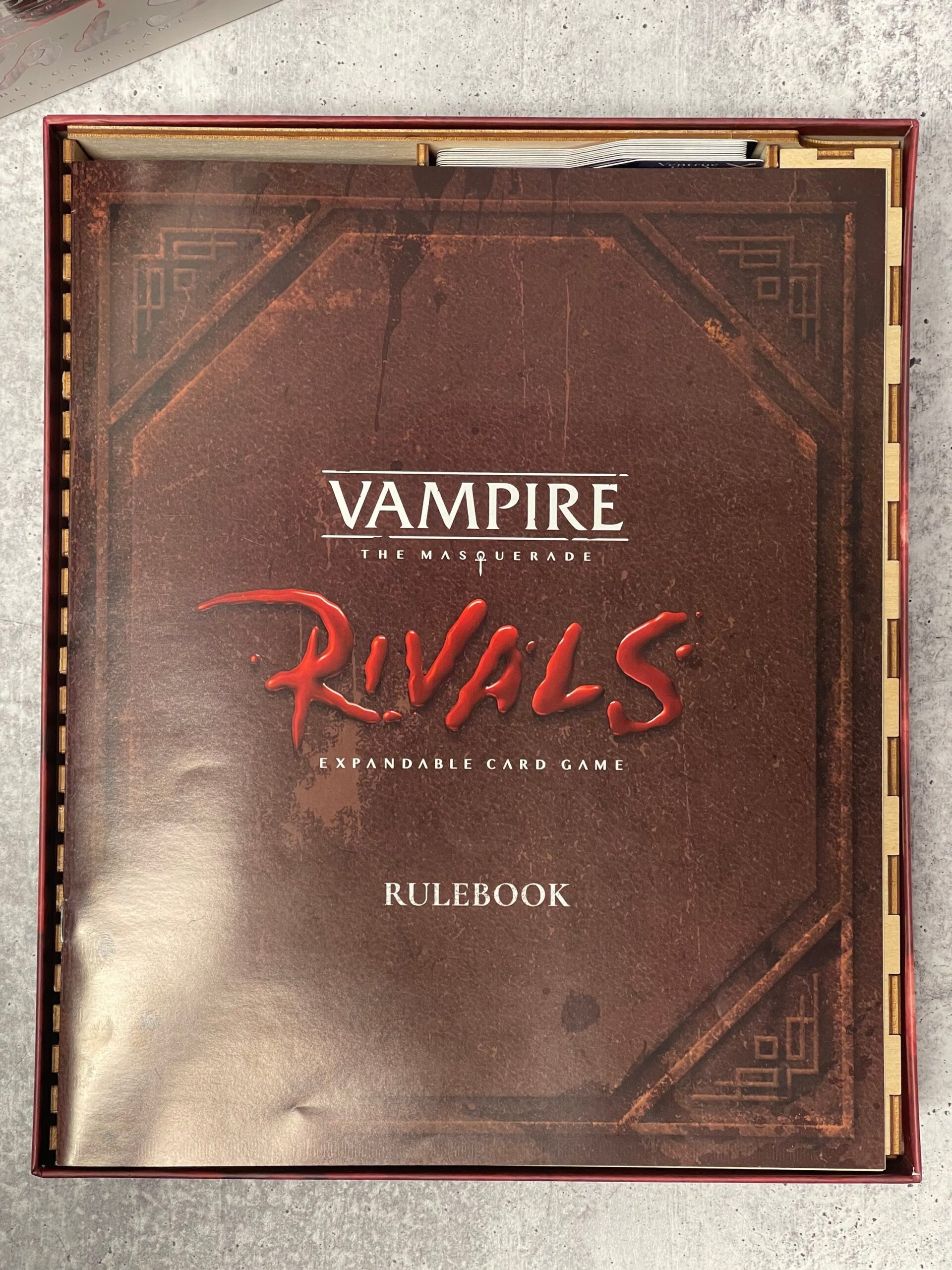 Vampire: The Masquerade Rivals ECG Game Insert Organizer | Dividers ...