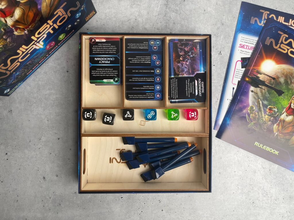 Twilight Inscription Board Game Organizer Insert | Vertical Storage ...