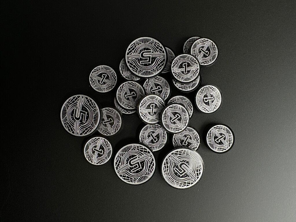 Dune Imperium / Uprising: Solari tokens set of 24 or 27 (Double Sided ...